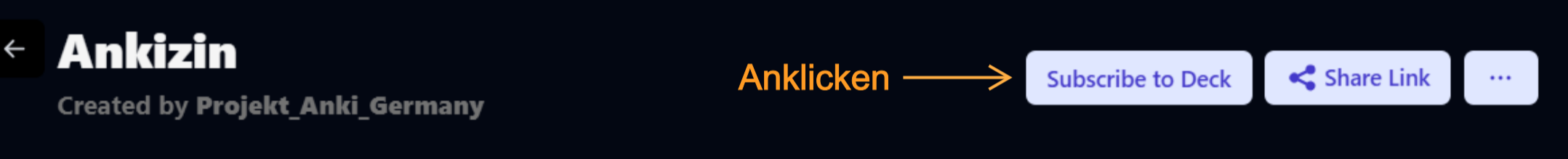 Ankizin auf AnkiHub einrichten - Ankizin